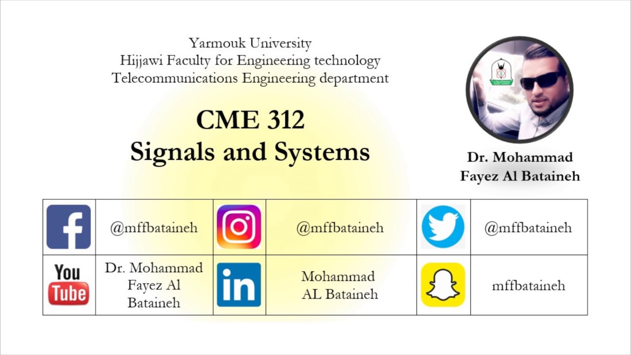 Signals and Systems -  Lecture 25 - Samapling