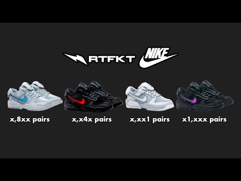 RTFKT x Nike Dunks Final Supply