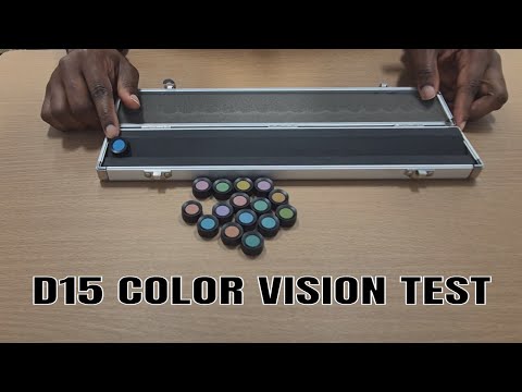 How To Know If You Are Colour Blind Using The Fansworth D15 Colour Vision test