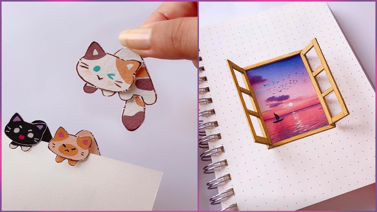 13 Creative art ideas || Easy Art Tips & Hacks  || Painting Technique