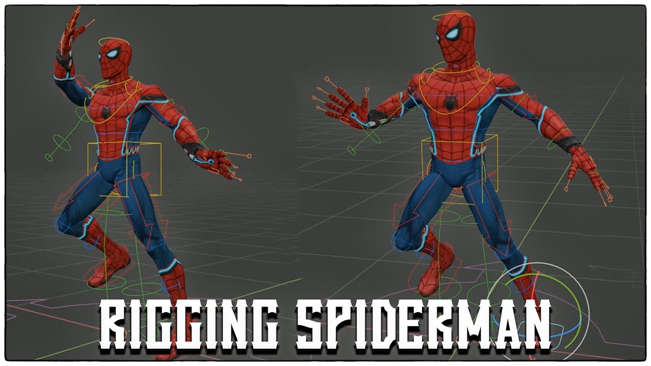 Rigging Spiderman | Blender 2.93 tutorial