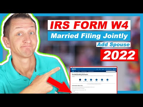 How to add spouse on IRS Form W4 Online Estimator