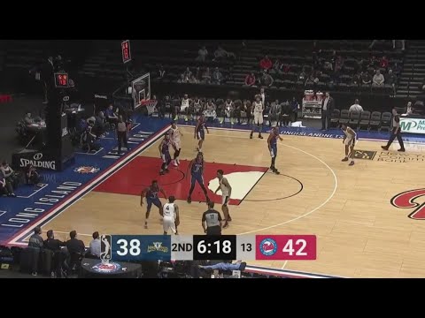 Mad Ants win 100-92 at Long Island - video courtesy: NBAGL-TV
