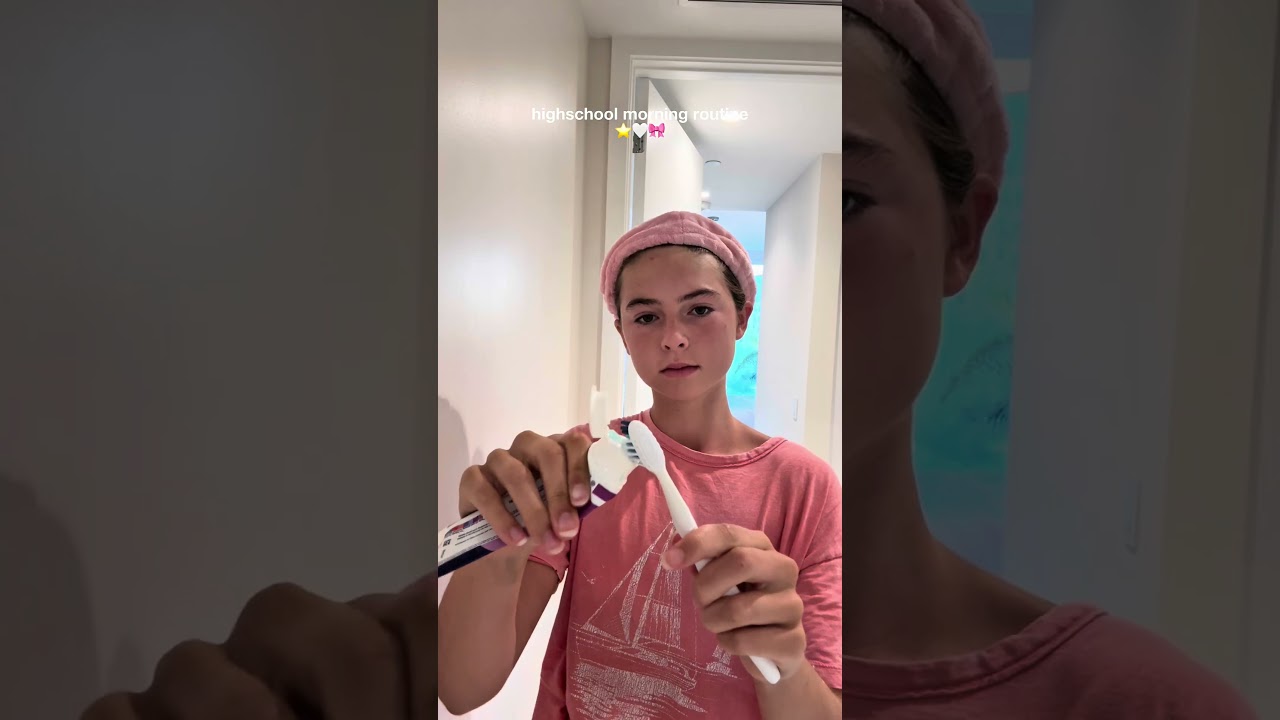 asmr highschool morning routine vlog #grwm #aesthetic