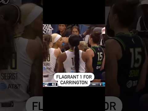 Did DiJonai Carrington deserve a flagrant 1 foul for this play? 🤔