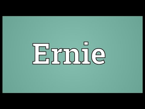 Ernie Meaning