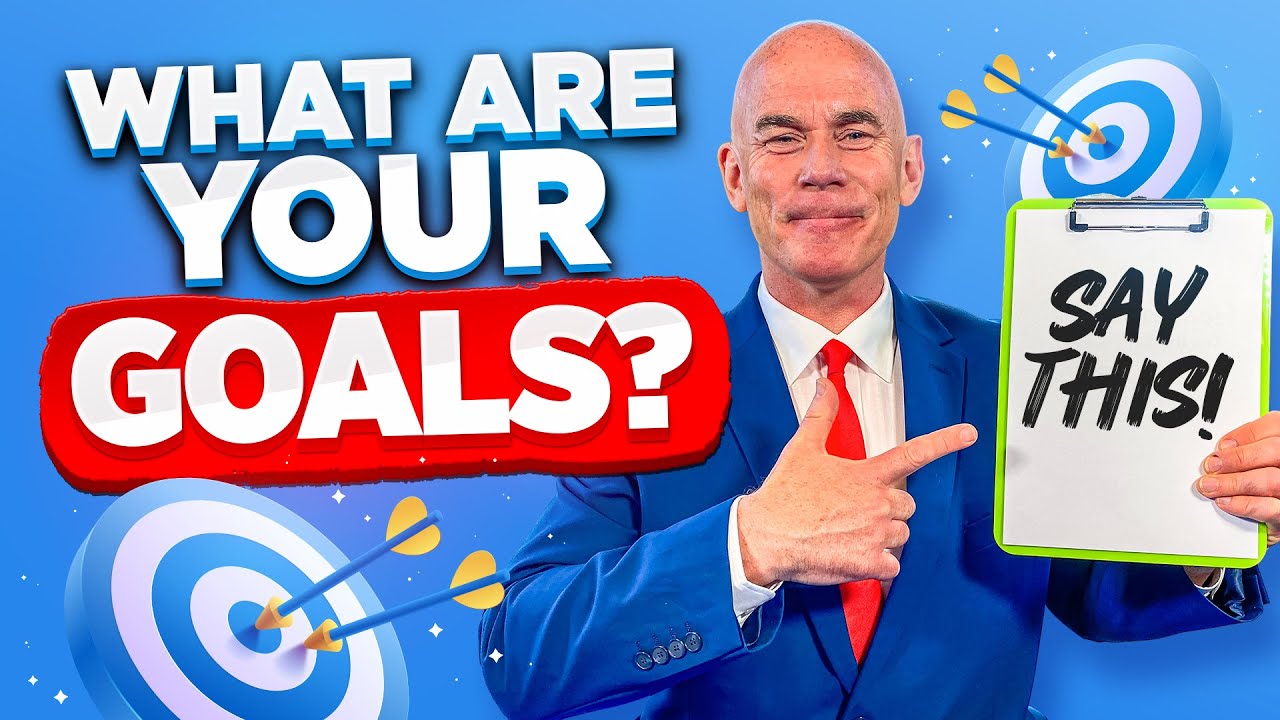 What Are Your Short And Long Term Goals? (The BEST ANSWER to this HARD Interview Question!)