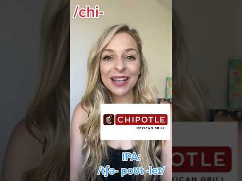 How do you say chipotle? | Improve your English pronunciation #shorts