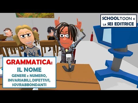 Grammatica - Il nome: genere, numero e classificazione - Con sottotitoli