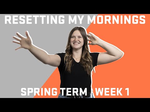 Life of a College Student: Week 1, Spring Term 2023