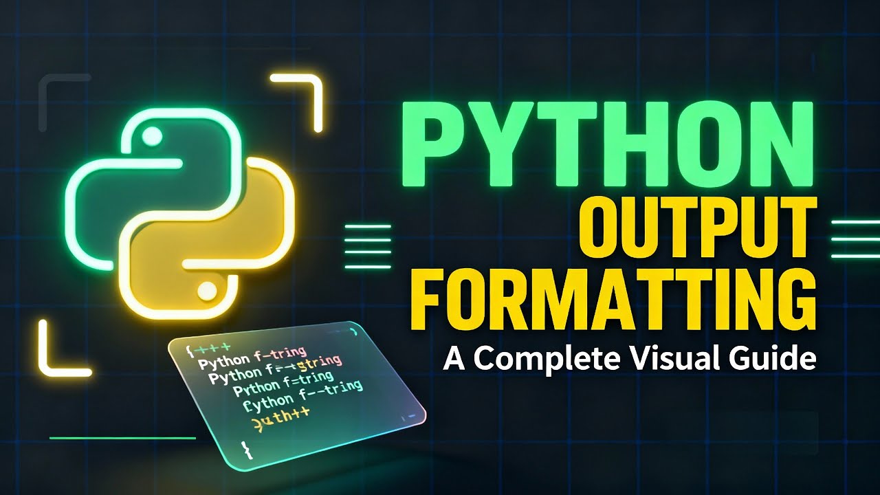 Python Output Formatting A Complete Visual Guide