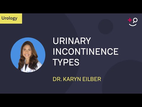What are the different types of urinary incontinence and their causes?