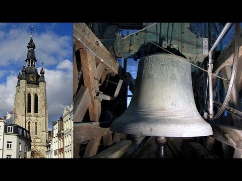 Kortrijk, Sint-Maartenskerk, luidklok Maria (c1) binnenopname.