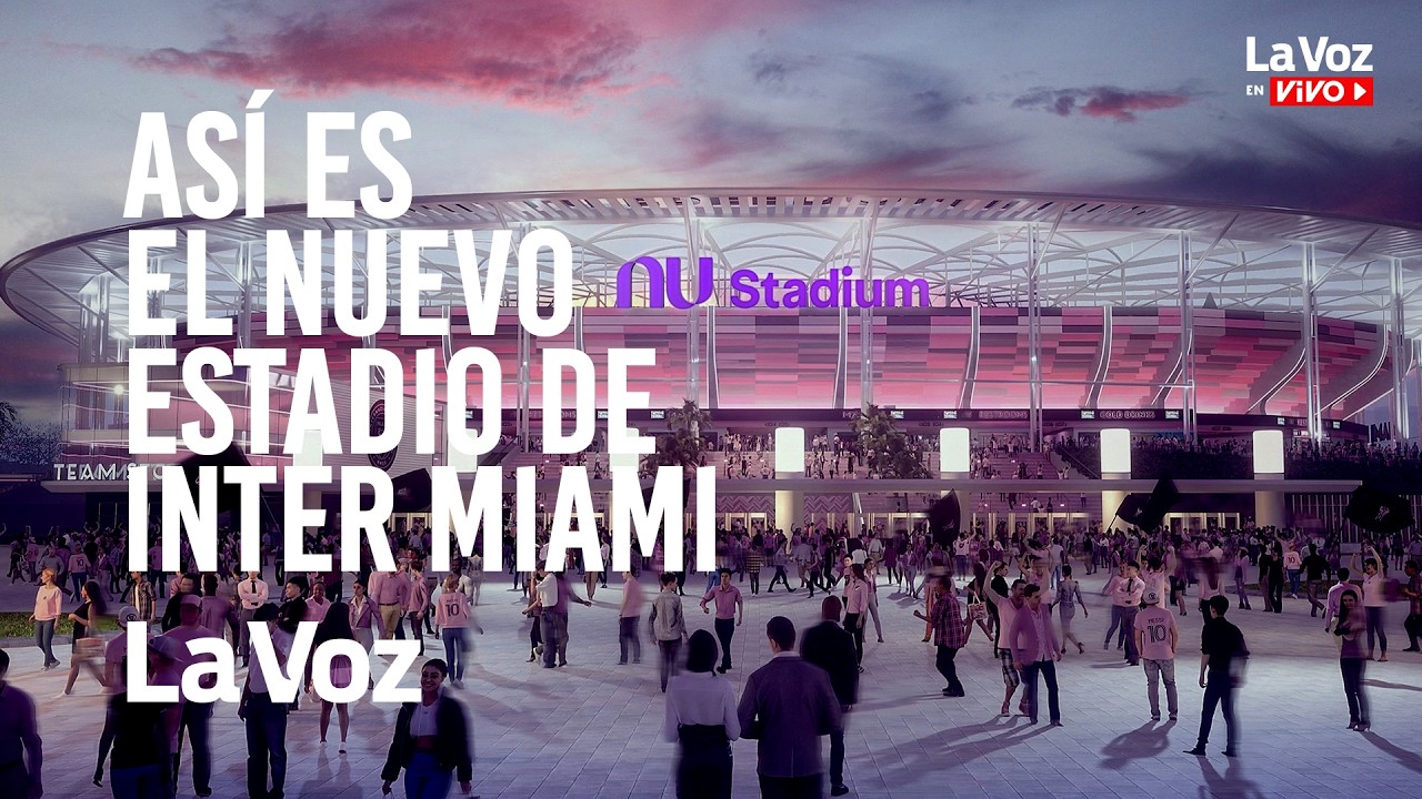 EL INTER MIAMI DE MESSI presenta su NUEVO ESTADIO