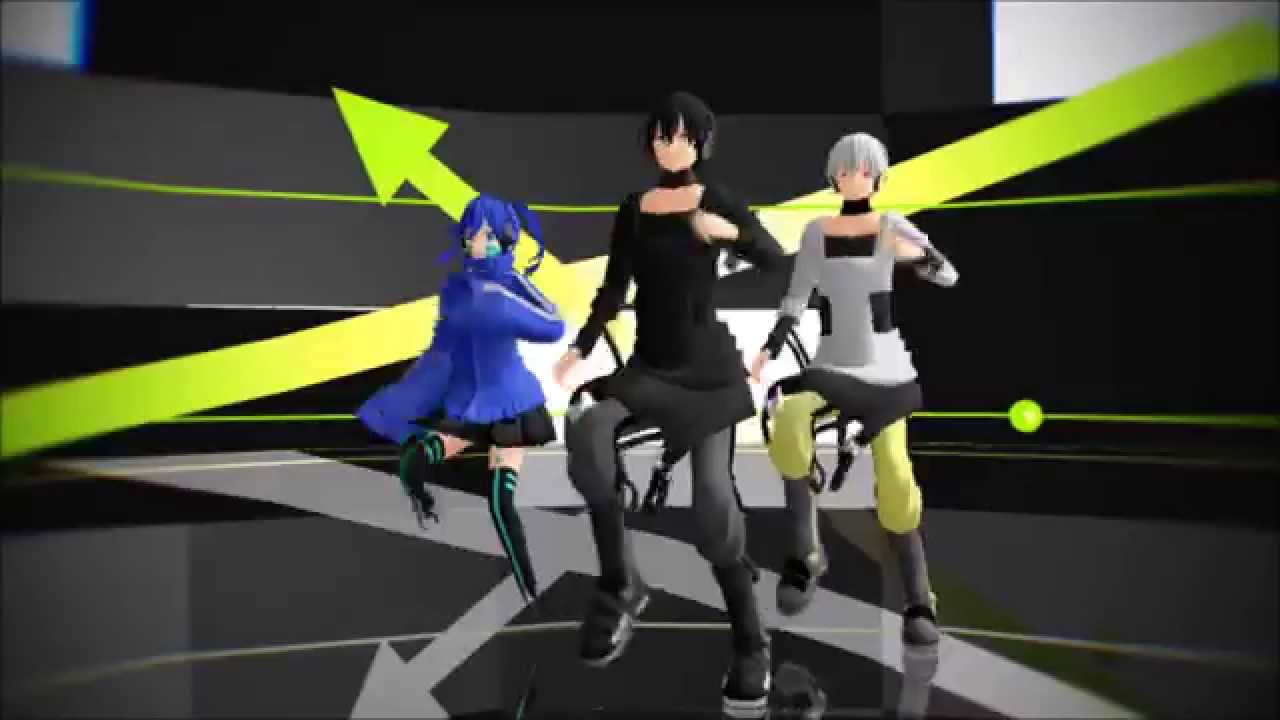[MMD Kagerou Project] Kuroha, Konoha, and ENE - Little Apple
