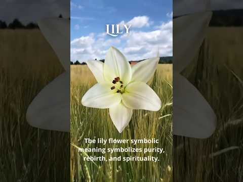 Lily Symbolic Meaning🤍 want to learn more ? Click the link in our bio!!!
