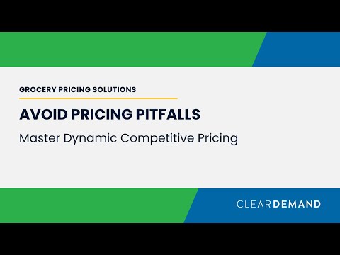 Retail Competitive Pricing: Avoid Pricing Pitfalls with ClearDemand