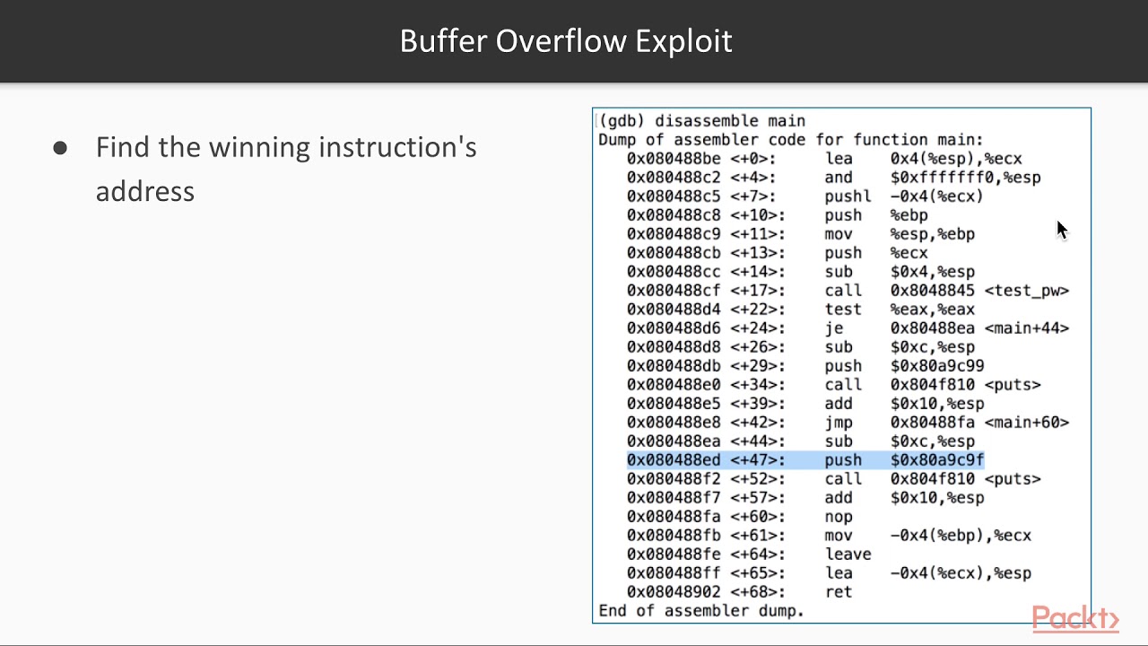 Binary Exploits with Python : Redirecting Execution | packtpub.com