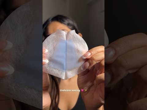 Underarm waxing 💓✨ #waxing #underarmcare