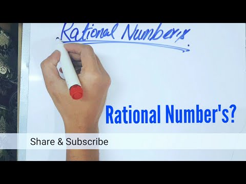 What are the rational numbers?