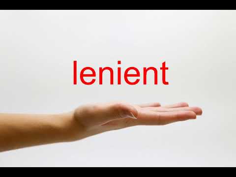 How to Pronounce lenient - American English