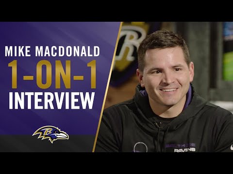 1-on-1 with Ravens New Defensive Coordinator Mike Macdonald | Baltimore Ravens