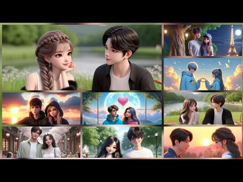 ❤️Cute cartoon couple dp photo 2part /💕 cute viral couple cartoon dp/💖 cute couple whatsapp dp photo