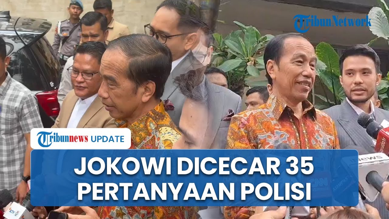 Jokowi Dicecar 35 Pertanyaan oleh Polisi soal Ijazah Palsu, Laporkan 5 Orang, Termasuk Roy Suryo ...