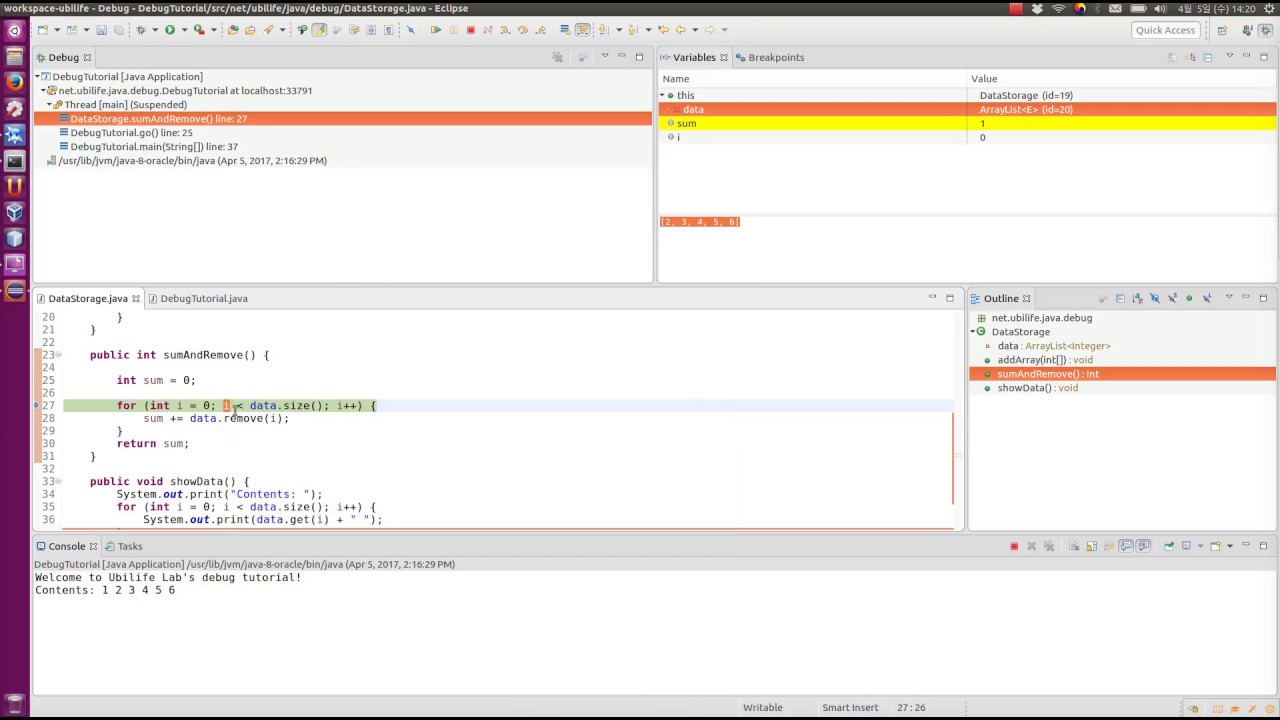 Eclipse debugger tutorial (Java)