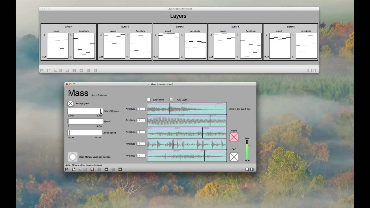 Mass Drone Generator maxmsp