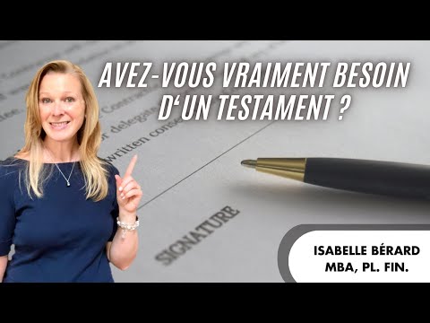 Décès et héritage : avez-vous besoin d'un testament ?