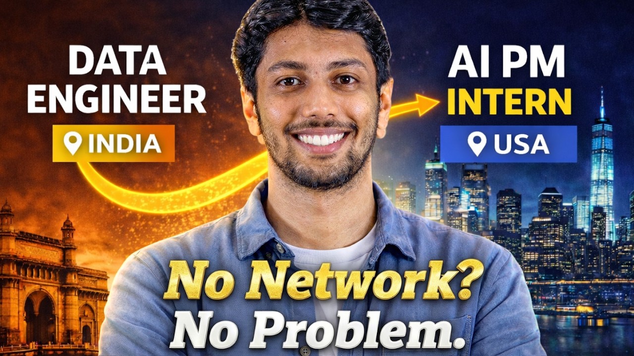 How This Purdue MEM Fresher Cracked his AI PM Internship (Cold Applying Works?!?)