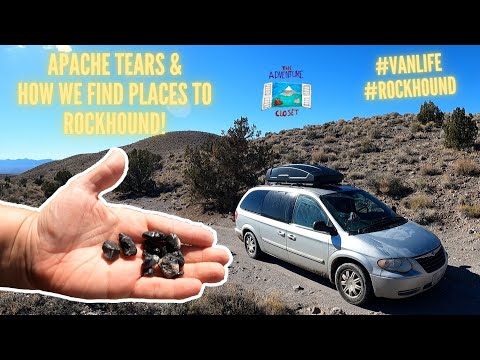 The legend of Apache tears | We find obsidian, agate, butterscotch jasper and a cave!
