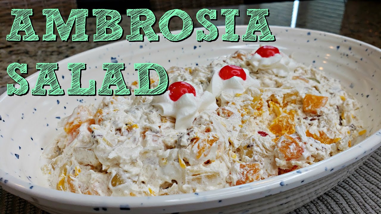 Easy Ambrosia Salad Recipe | Cool Whip and Fruit Cocktail Recipe