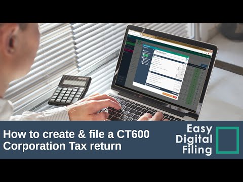 How to File a Company CT600 Corporation Tax return to HMRC online