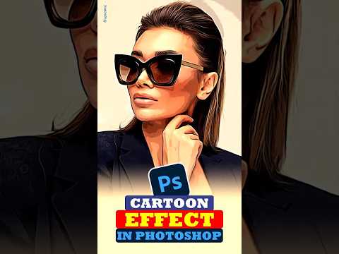 How to Turn Photos into Cartoon Effect - Photoshop Tutorial #tutorial #tips