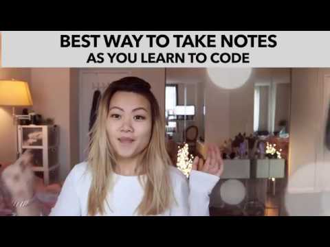 Best way to take notes as you learn to code