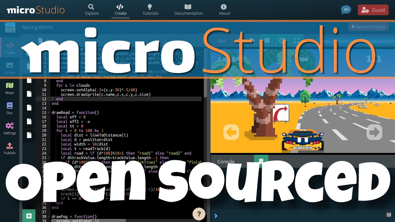 microStudio Game Engine Open Sourced -- An Excellent Choice To Learn Game Development