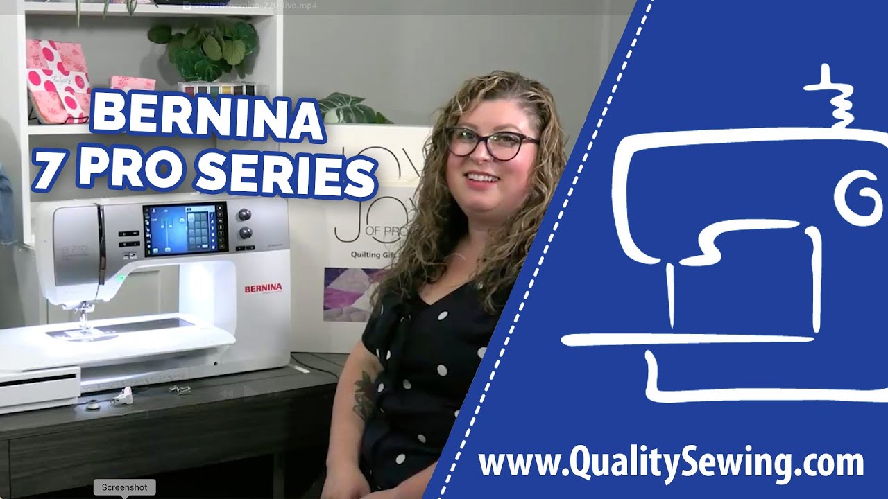 Bernina 7 Series Pro Machines | Automatic Needle Threader, Laser, & More!