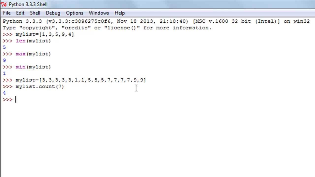 Python Programming Tutorial - 29: List Functions (Part-1)
