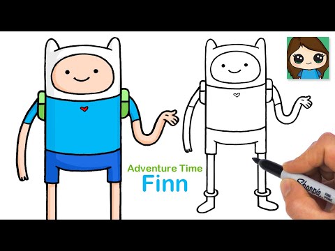 How to Draw Finn the Human | Adventure Time