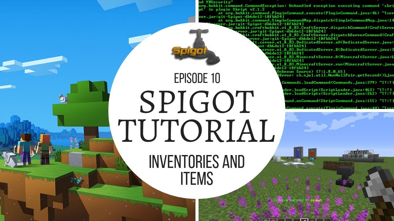 Spigot Plugin Development - 10 - Inventories and Items 🚰