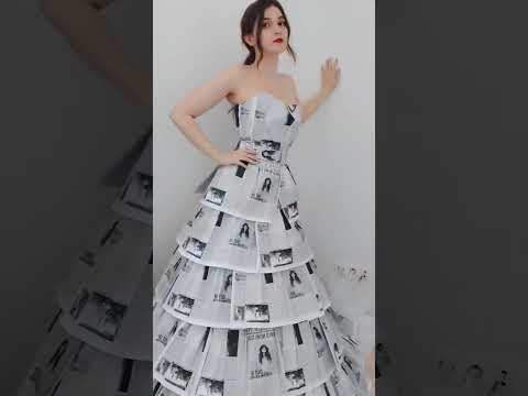 newspaper dress 📰 please check out the full video on my channel