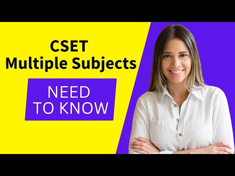 CSET Multiple Subjects Need-To-Know