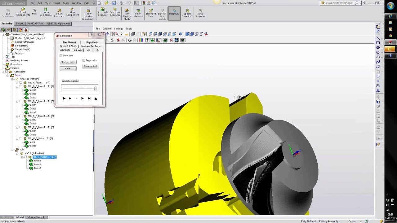 SolidCAM UK Webinar - Simultaneous 5 Axis Multi Blade Machining 23-01-2015