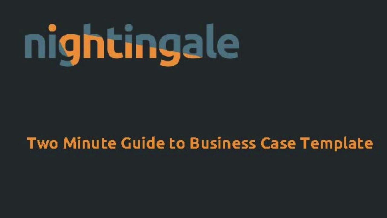 Business Case Template - quick guide