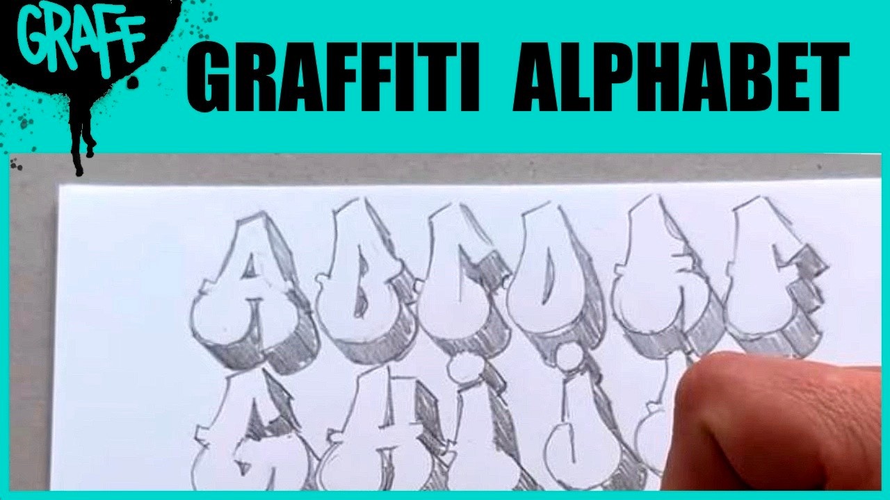 Master the THROW UP letters of GRAFFITI: Step-by-step Guide #graffiti #drawing #tutorial