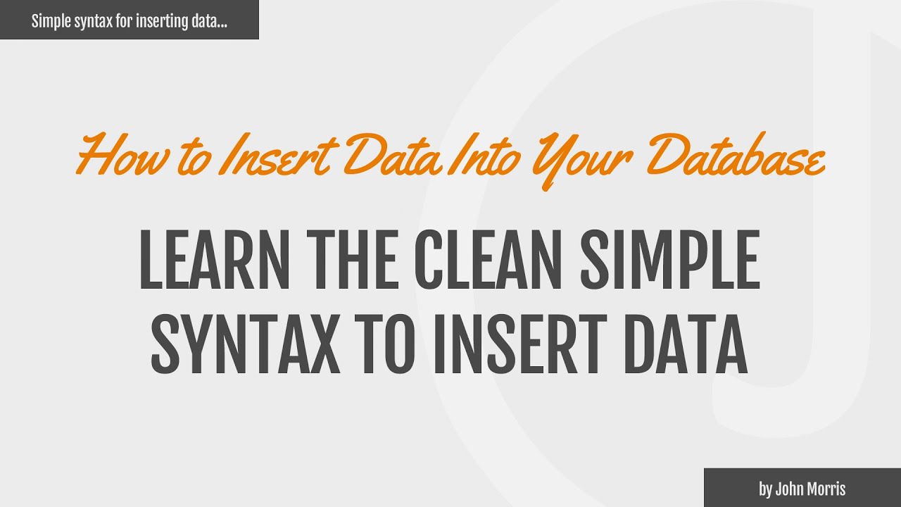 How to Insert Data Into Your Database Using MySQLi and PDO