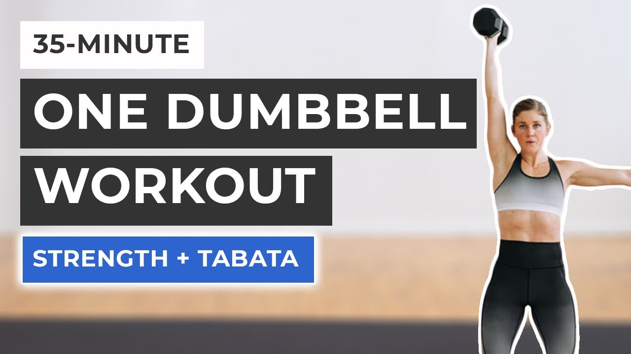 35-Minute Full Body Dumbbell Workout (One Dumbbell)