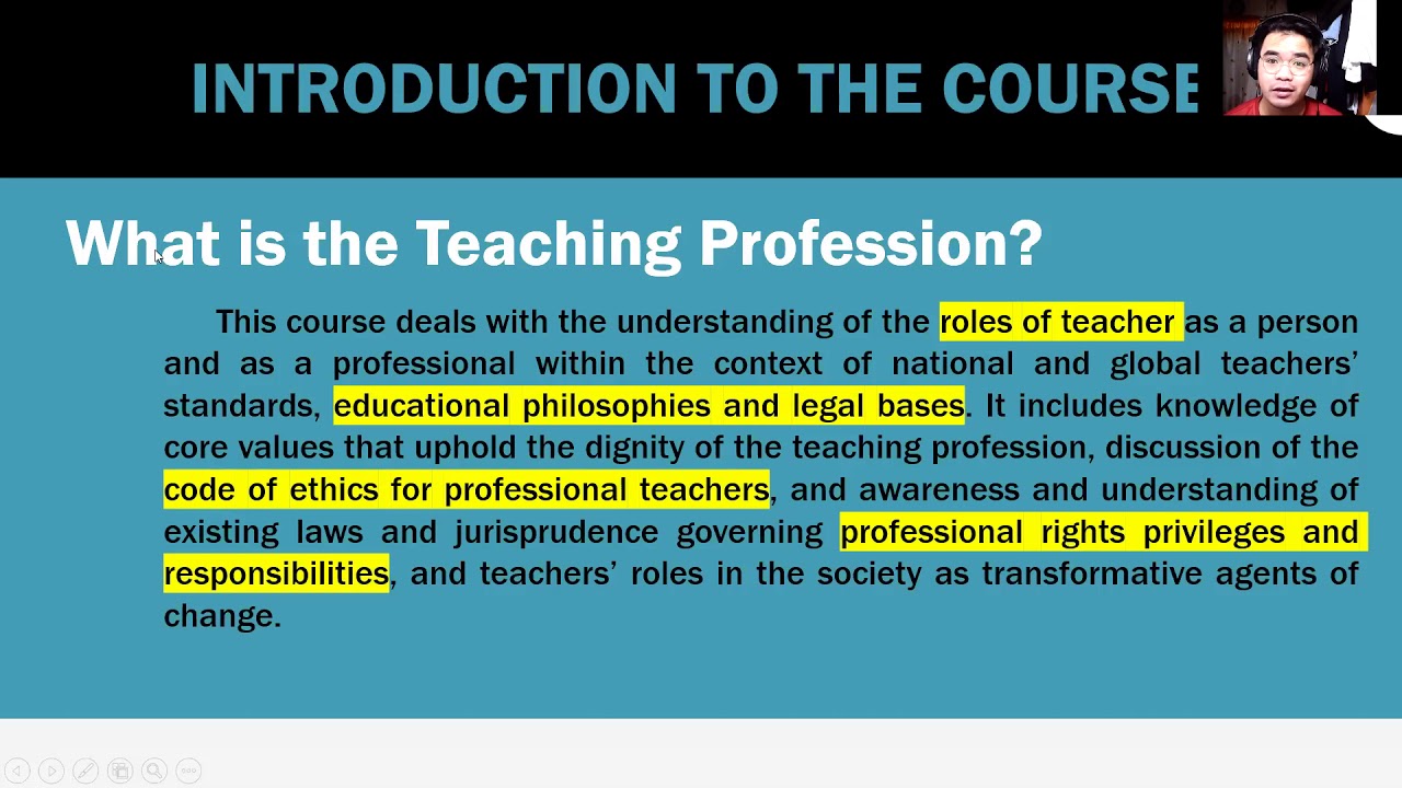 Module 1- Teaching as a Profession, Mission, and Vocation